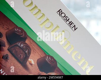 Chocolate Roshen. Roshen Confectionery Corporation is a Ukrainian ...