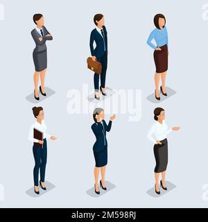 Corporate dress code isolated concept vector illustration. Colleagues ...