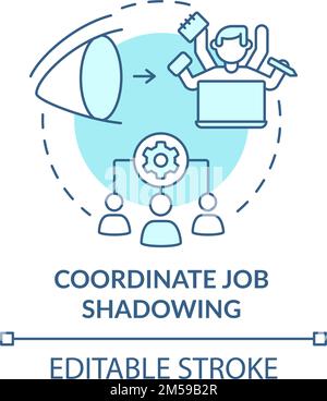 Job shadowing concept icon Stock Vector Image & Art - Alamy