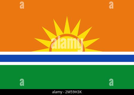 Top view of retro flag Norte de Santander Colombia with grunge texture ...