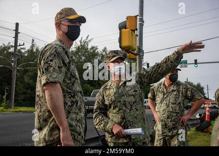 Commander, Navy Installations Command (CNIC) conducts a change of ...