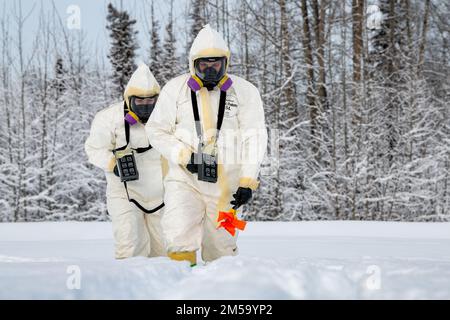 Emergency Management Airmen hold radiological resonse training Stock ...