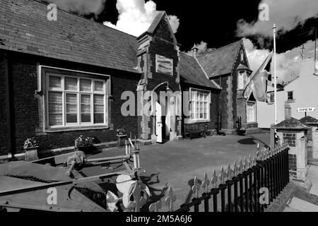 The frontage of March town Museum, Fenland, Cambridgeshire, England ...