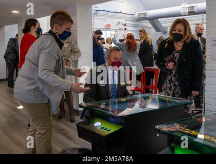 Service members and veterans attend the opening ceremony of the Warrior ...