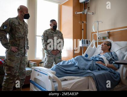 Col. Marcus Jackson, Buckley Garrison commander, and his family pose ...