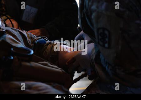 U.S. Soldiers with 8th Forward Resuscitation and Surgical Detachment ...