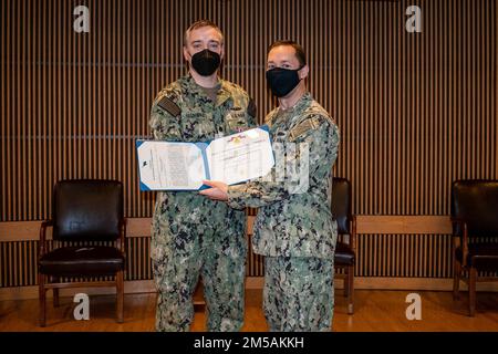 Capt. Eric M. Sager, Commanding Officer of the Naval Submarine School ...