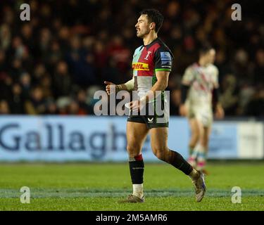 Nick David of Harlequins during the Gallagher PREM match between ...