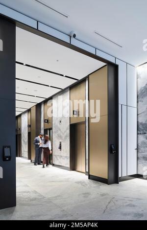 Lifts. 570 George Street, Sydney, Australia. Architect: Custance ...