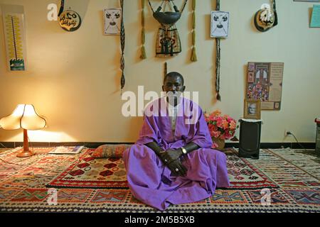 Marabout islamic spiritual leader in Bamako ,Mali , West Africa Stock ...