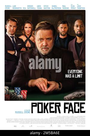 POKER FACE, from left: Elsa Pataky, Russell Crowe, 2022. © Screen Media ...