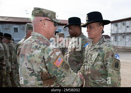 Kosovo Force (KFOR) Regional Command-East (RC-E) Soldier with the ...
