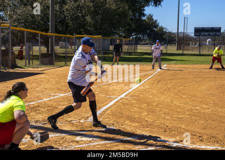 U.S. Air Force Col. Ryan Hayde, 23rd Wing vice commander, gives a ...