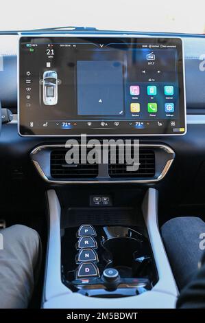 A Vietnamese manufactured VF 8 eSUV electric car, Saturday, Dec. 10 ...