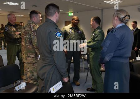 Air Officer Commanding No 1 Group Air Vice-Marshal Mark Flewin after ...