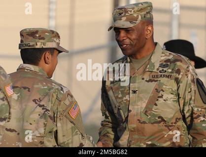 The 1st Cavalry Division Sustainment Brigade hosted a mass reenlistment ...