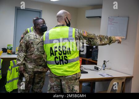 Army Field Support Battalion-Charleston's Don Strunk explains the ...