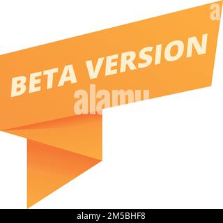 Digital beta version icon cartoon vector. Computer upgrade. Online ...