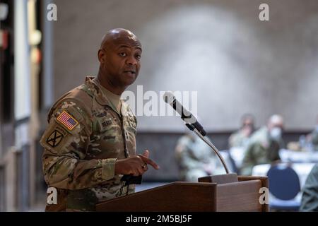 Maj. Gen. Milford H. Beagle Jr. (right) is promoted to the rank of ...