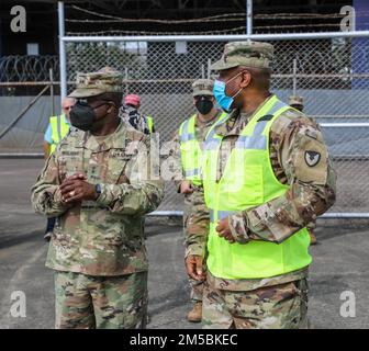 402nd Army Field Support Brigade Command Sgt. Maj. Adam Lepley passes ...