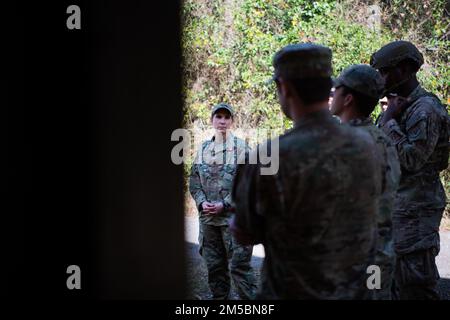 Col. Danielle Willis, 93d Air Ground Operations Wing commander, visits ...
