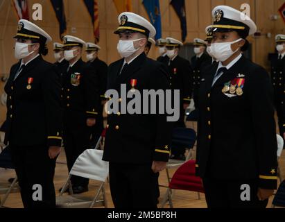 Officer Development School (ODS) class 21060 students at Officer ...