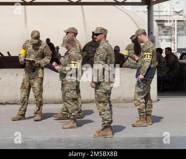Members of the 380th Air Expeditionary Wing, Al Dhafra Air Base, United ...