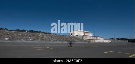 Zeppelin Main Stand, at the former National Socialist parade ground on ...