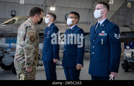 The 96th Maintenance Group first sergeant reviews a 96th Aircraft ...