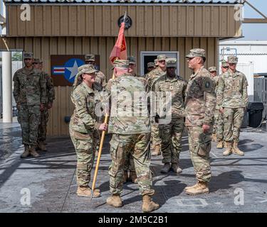 U.S. Army Lt. Col. Douglas Hayes, commander, 1st Battalion, 82nd Field Artillery Regiment, 1st ...
