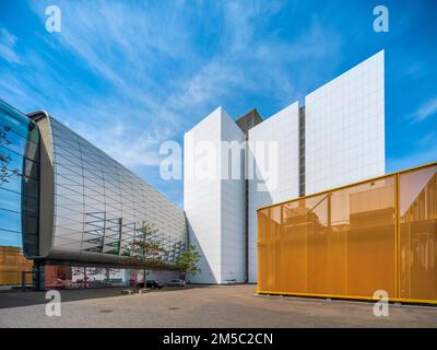 German Library, National Library, modern extension of the historic ...