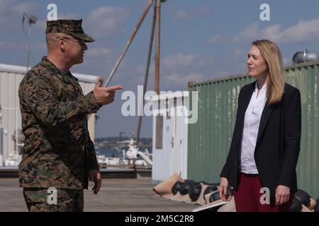 Col. Karl R. Arbogast, commanding officer, Marine Corps Air Station ...