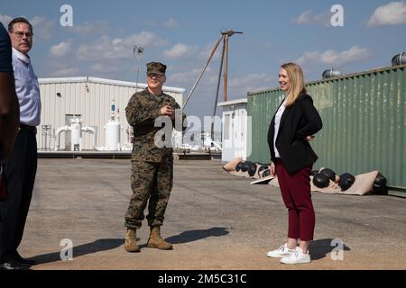 Col. Karl R. Arbogast, commanding officer, Marine Corps Air Station ...