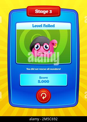 Set of game level ui icons, golden badges with wings, shields or ...