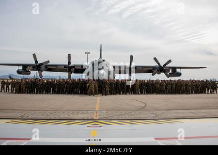 Airmen from the 55th Electronic Combat Group pose for a photo at Davis ...