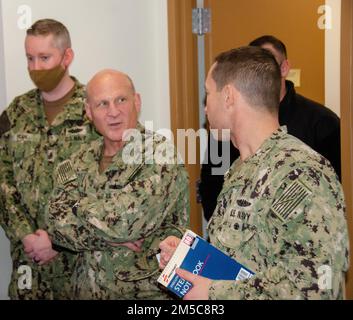 Capt. Eric M. Sager, Commanding Officer of the Naval Submarine School ...