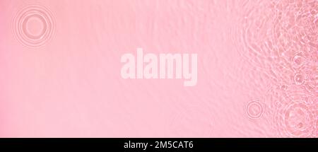 banner background transparent pink clear water surface texture Stock ...