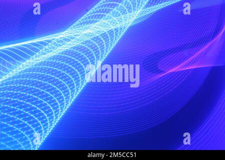 An abstract electromagnetic waves background Stock Photo - Alamy
