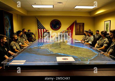 Marine Corps Installations Pacific sergeant major, Sgt. Maj. Peter Siaw ...