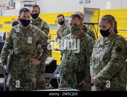 U.S. Pacific Command Chief of Staff Maj. Gen. Eric Wendt (middle right ...