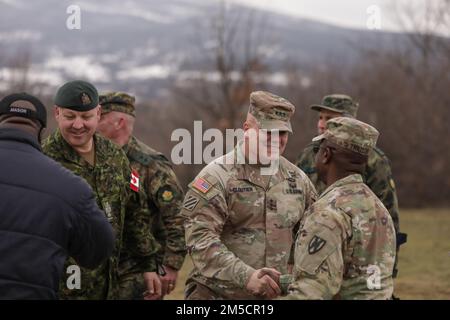 NATO Allied Land Component Commander U.S. Army Lt. Gen. Roger Cloutier ...