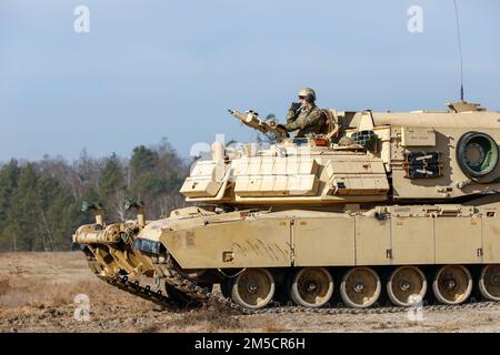 An M1150 assault breacher vehicle assigned to 588th Brigade Engineer ...