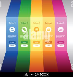 Option banners. Minimal infographics. Vector Stock Vector Image & Art ...