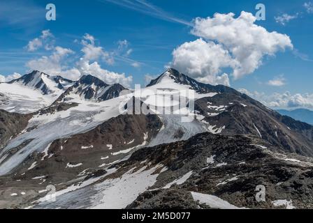 The image is of the memorial to Oetzi The Ice-Man who was found frozen ...