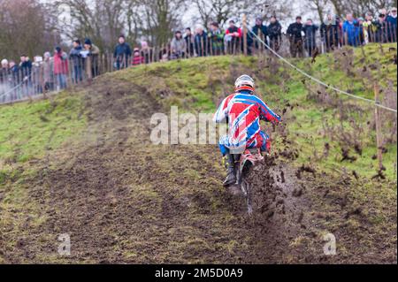 Competitors at the Wild and Wooly motocross scramble relishing in the ...