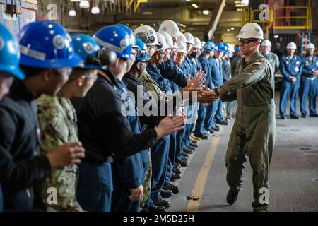 NEWPORT NEWS, Va. (March 3, 2022) – Capt. Michael D. Nordeen, outgoing ...