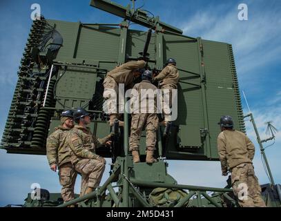 Airmen from 729th Air Control Squadron balance the AN/TPS-75, or Tipsy ...