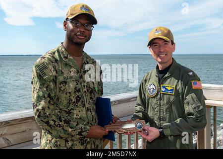 Capt. Todd Marzano, commanding officer of aircraft carrier, Pre ...
