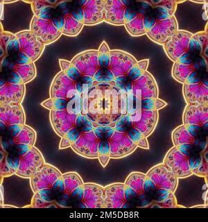 Square beautiful esoteric mystic magical mandala hand painted Stock ...
