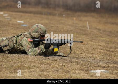 Staff Sgt. Spencer Grayson, a member of Headquarters Company, 700th ...